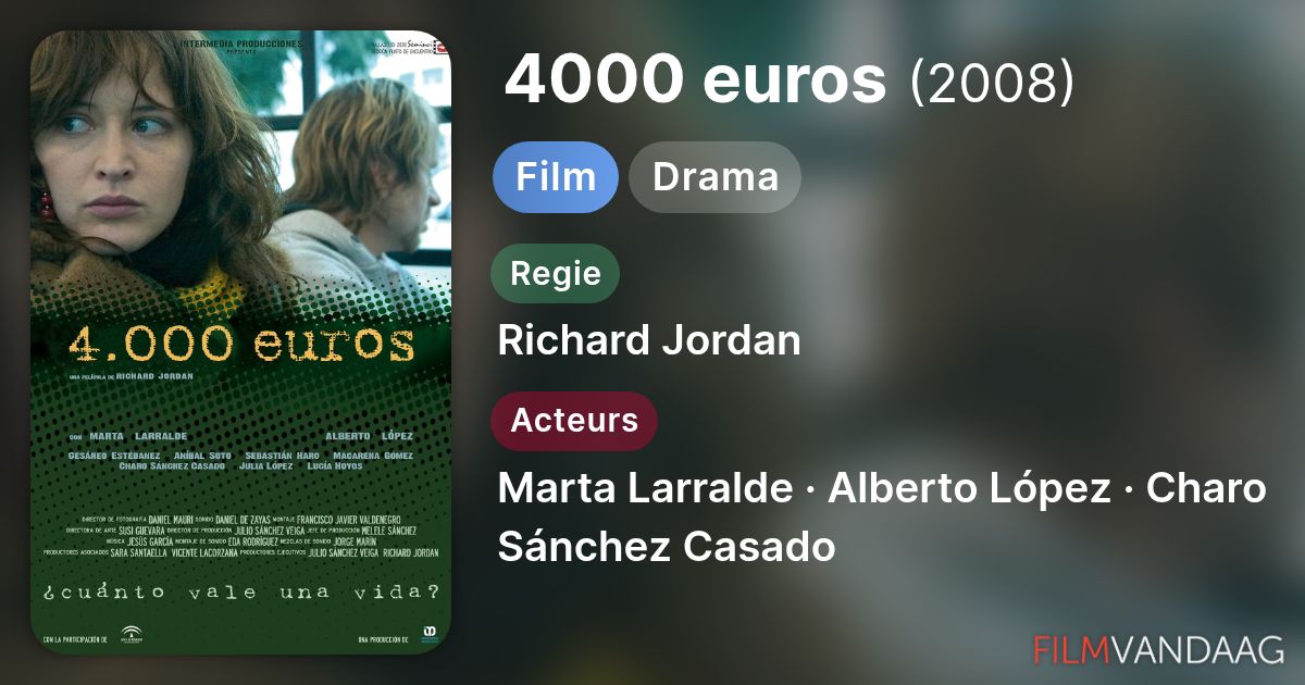 4000 euros (film, 2008) - FilmVandaag.nl