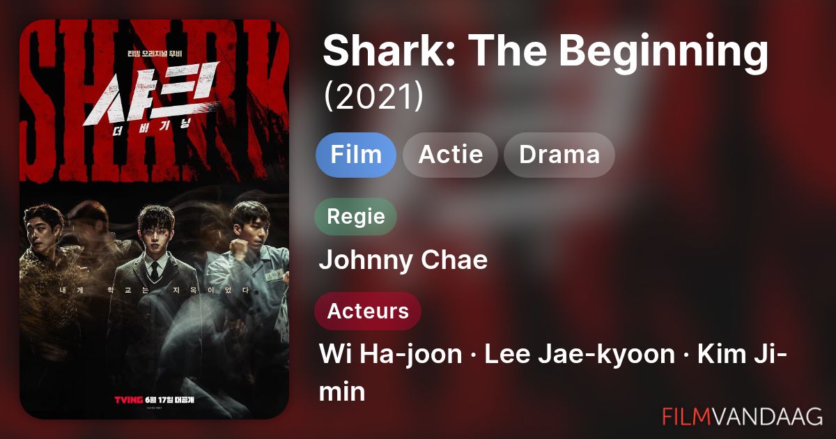 Alle acteurs in Shark: The Beginning (film, 2021) - FilmVandaag.nl
