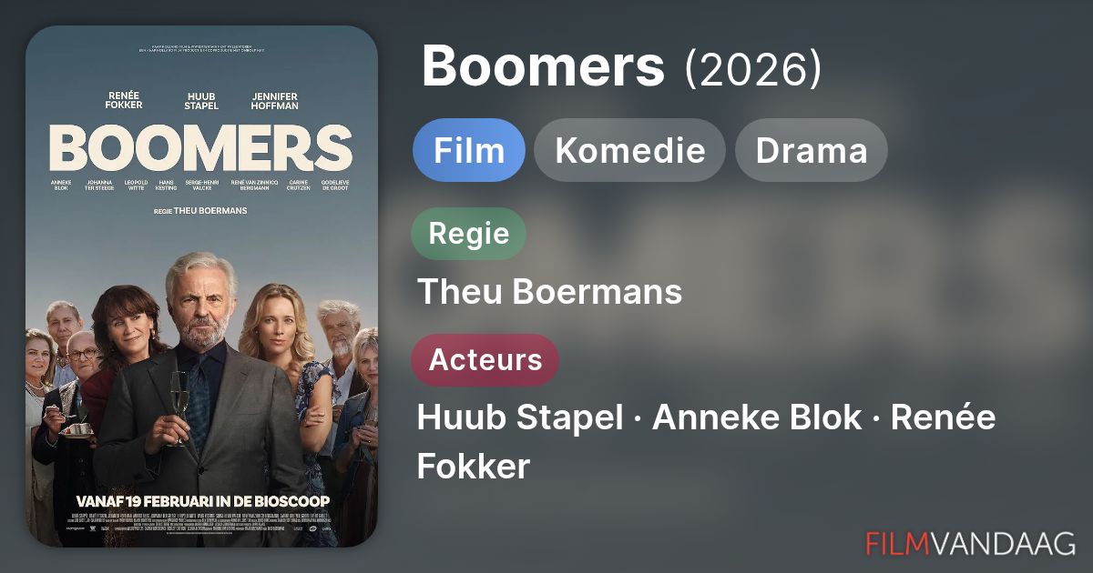 Boomers (film, 2026) - FilmVandaag.nl