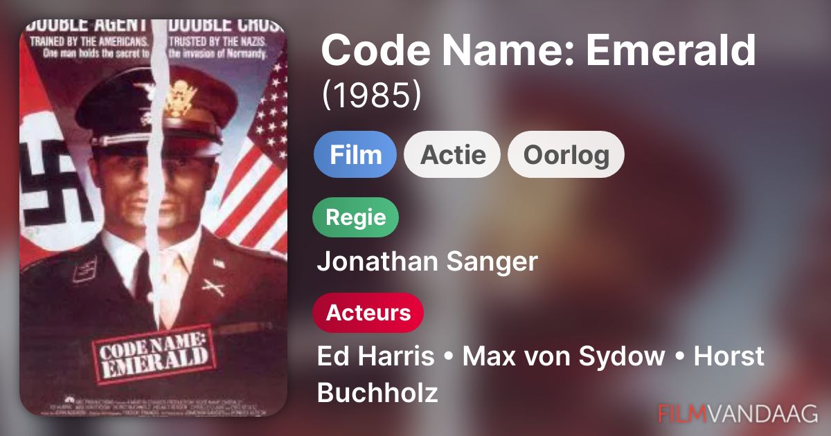 Code Name: Emerald (film, 1985) - FilmVandaag.nl