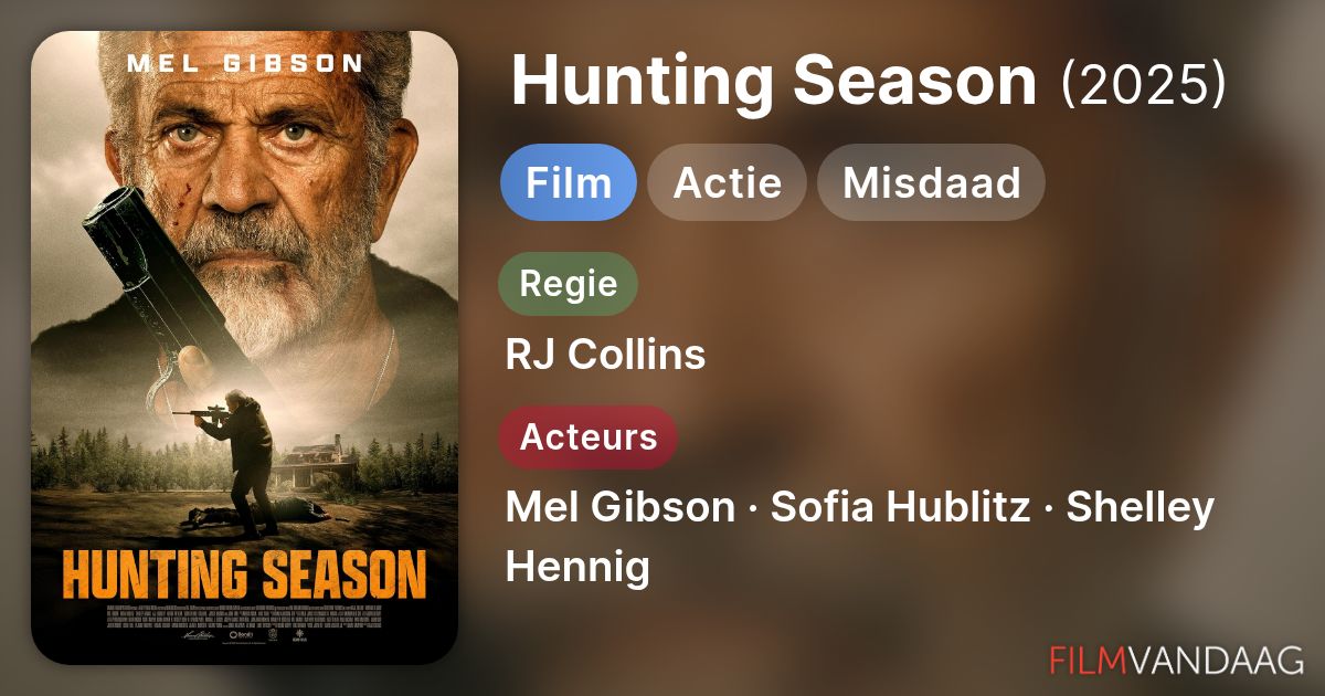 Alle acteurs in Hunting Season (film, 2025) - FilmVandaag.nl
