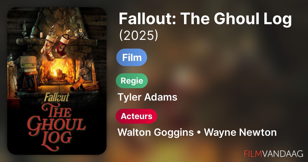 Alle acteurs in Fallout: The Ghoul Log (film, 2025) - FilmVandaag.nl