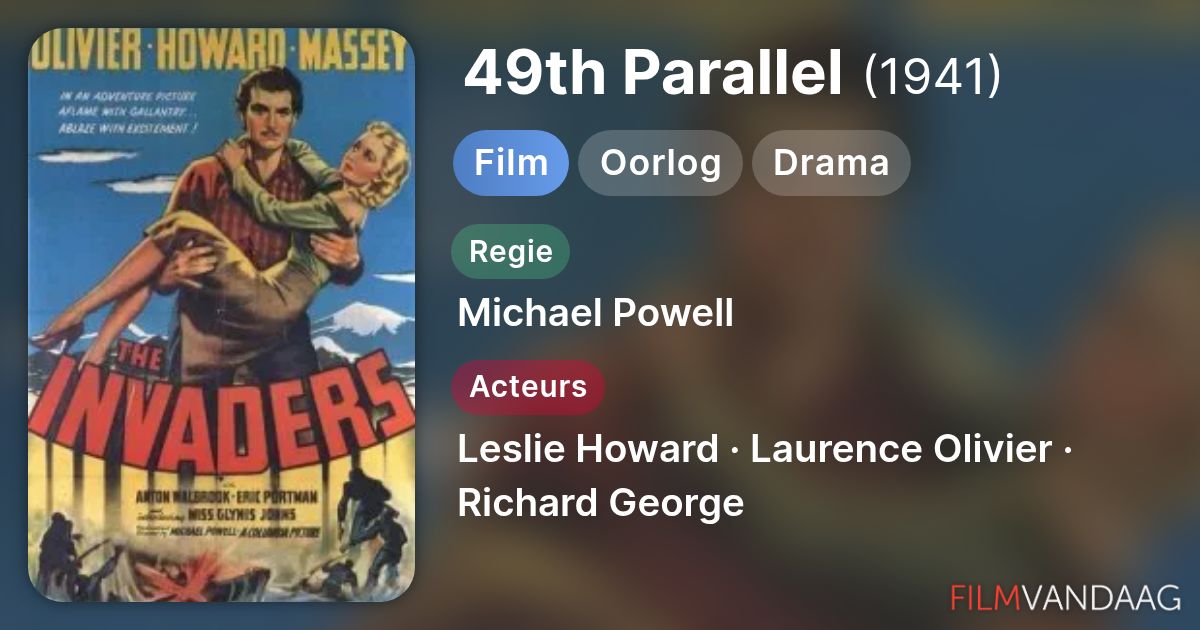 49th Parallel (film, 1941) - FilmVandaag.nl
