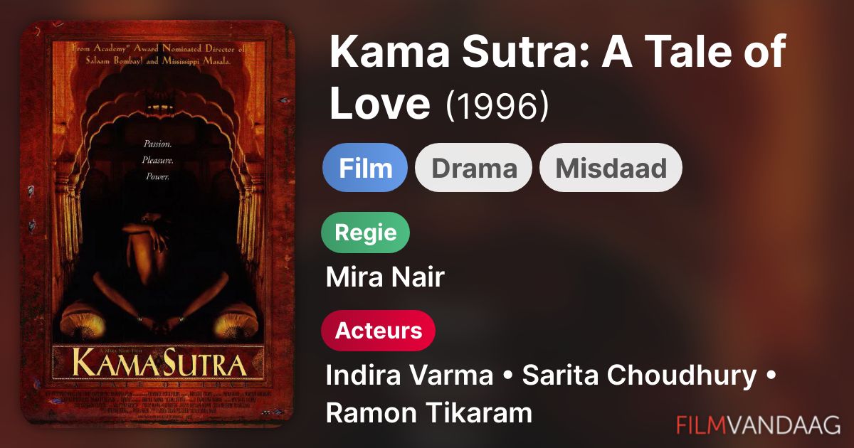 Kama Sutra: A Tale of Love (film, 1996) - FilmVandaag.nl