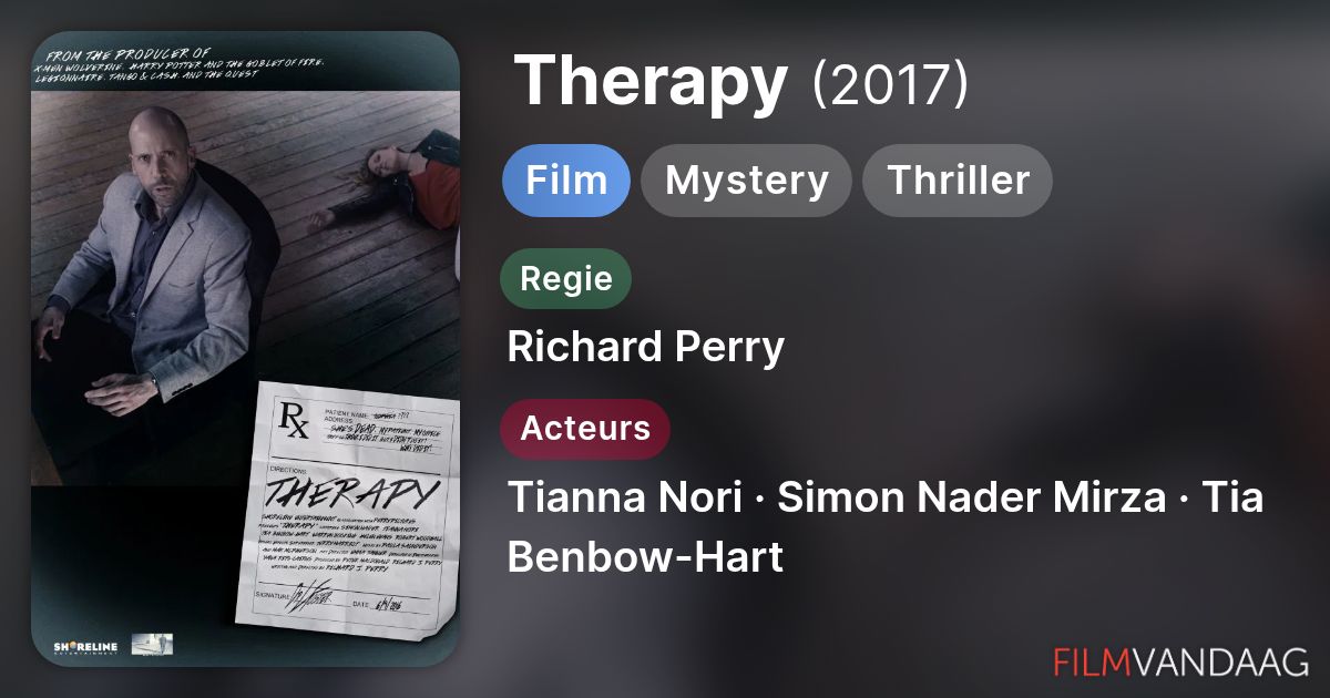 Therapy (film, 2017) - FilmVandaag.nl