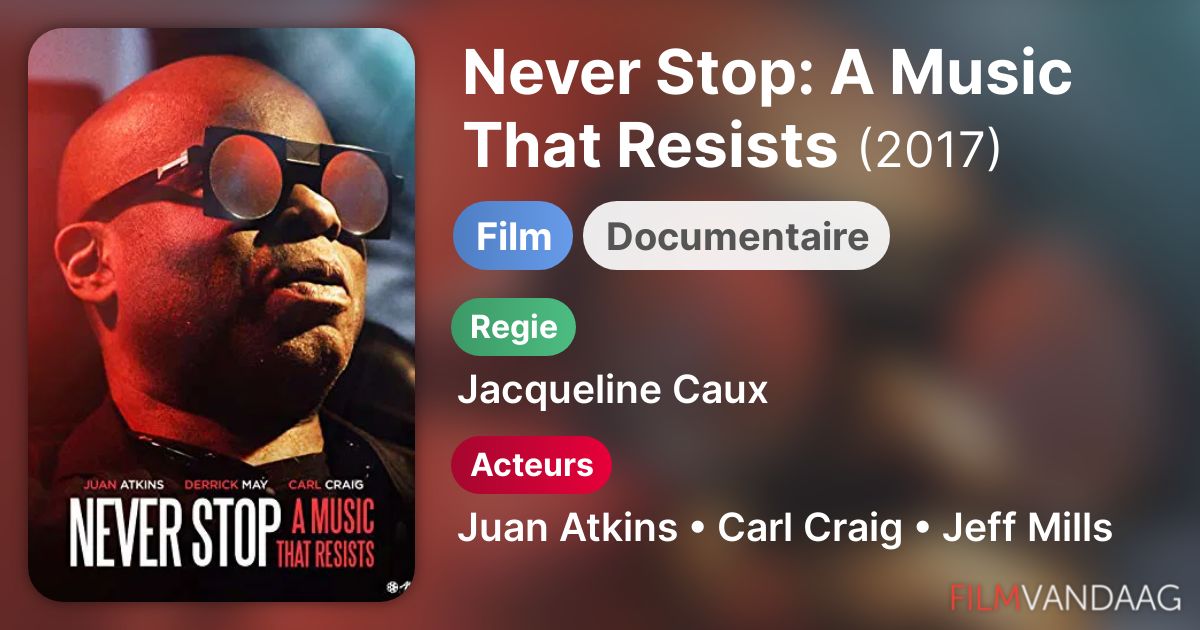 Never Stop: A Music That Resists (film, 2017) - FilmVandaag.nl