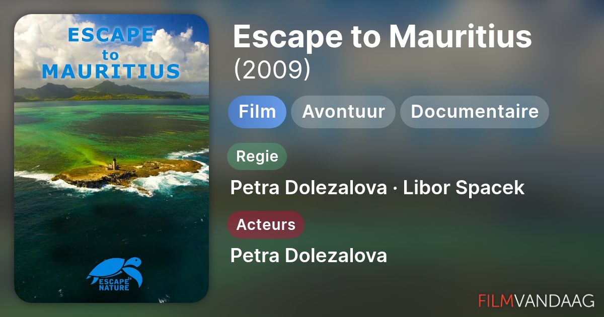 Escape to Mauritius (film, 2009) - FilmVandaag.nl
