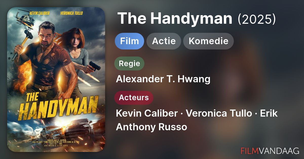 Alle acteurs in The Handyman (film, 2025) - FilmVandaag.nl