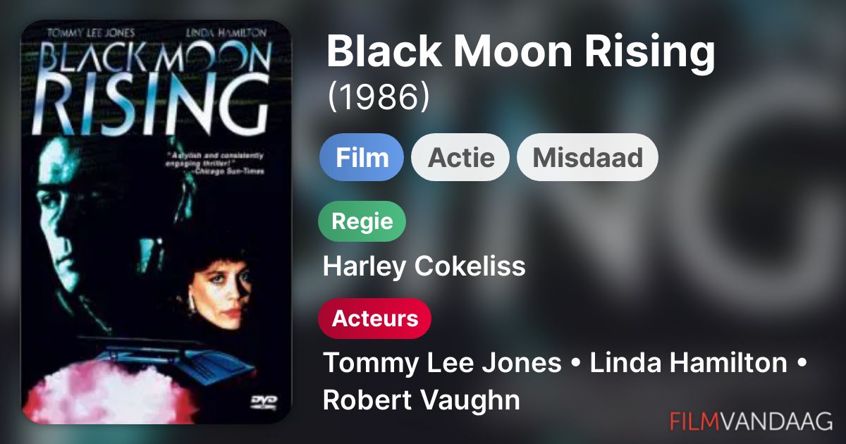 Black Moon Rising (film, 1986) - FilmVandaag.nl