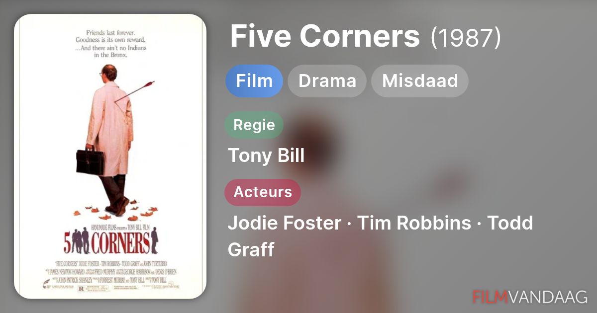 Five Corners (film, 1987) - FilmVandaag.nl