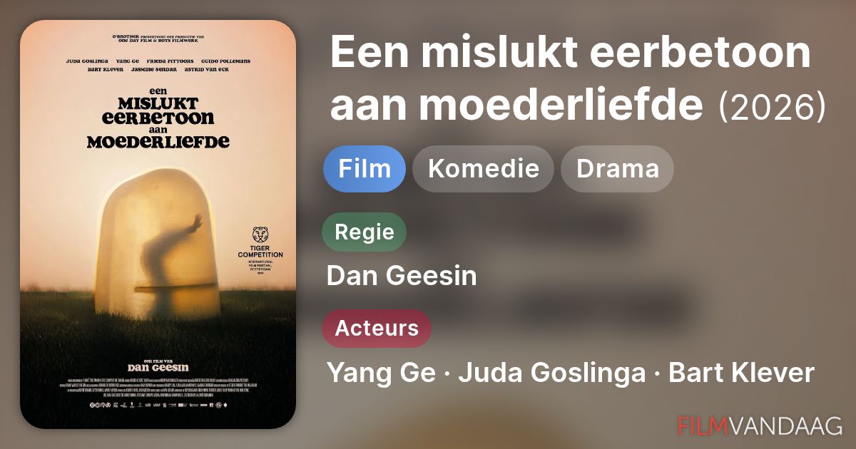 Een mislukt eerbetoon aan moederliefde (film, 2026) - FilmVandaag.nl