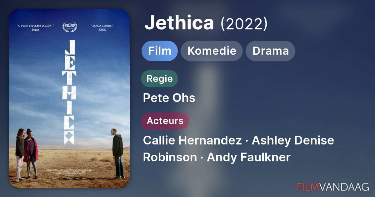 Jethica (film, 2022) - FilmVandaag.nl