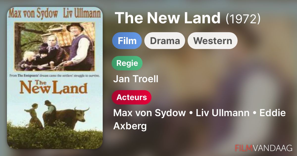 The New Land (film, 1972) - FilmVandaag.nl