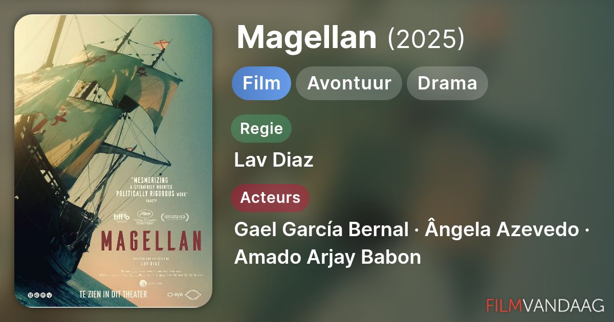 Magellan (film, 2025) - FilmVandaag.nl