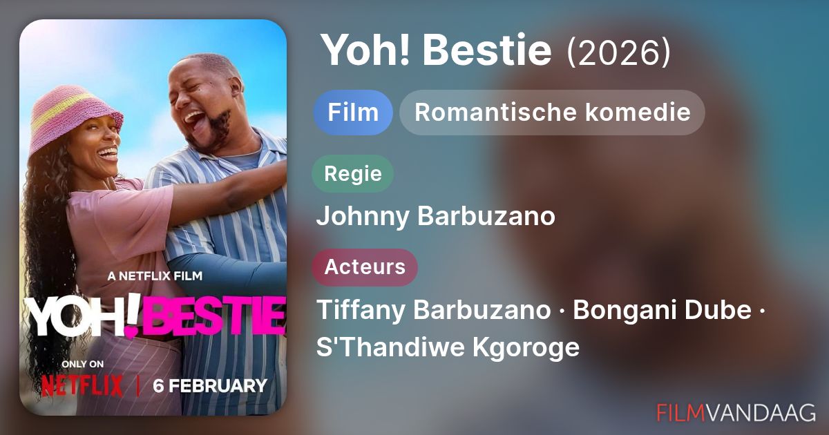 Yoh! Bestie (film, 2026) - FilmVandaag.nl