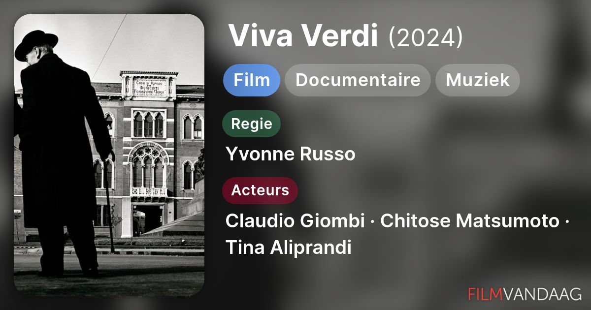 Viva Verdi (film, 2024) - FilmVandaag.nl