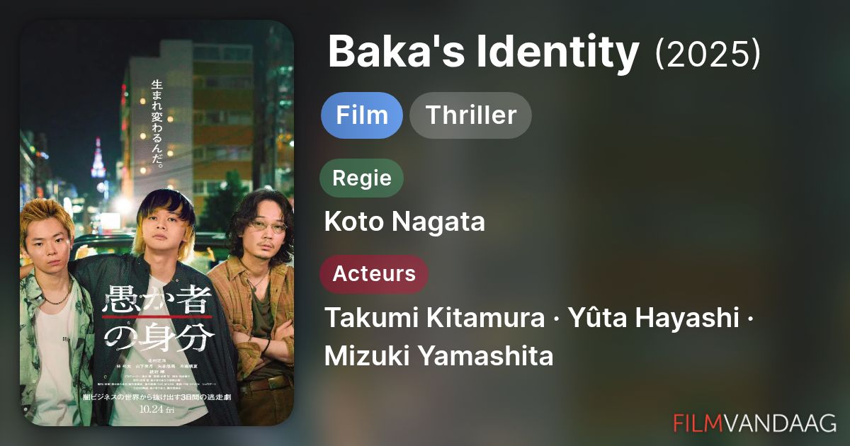 Baka's Identity (film, 2025) - FilmVandaag.nl