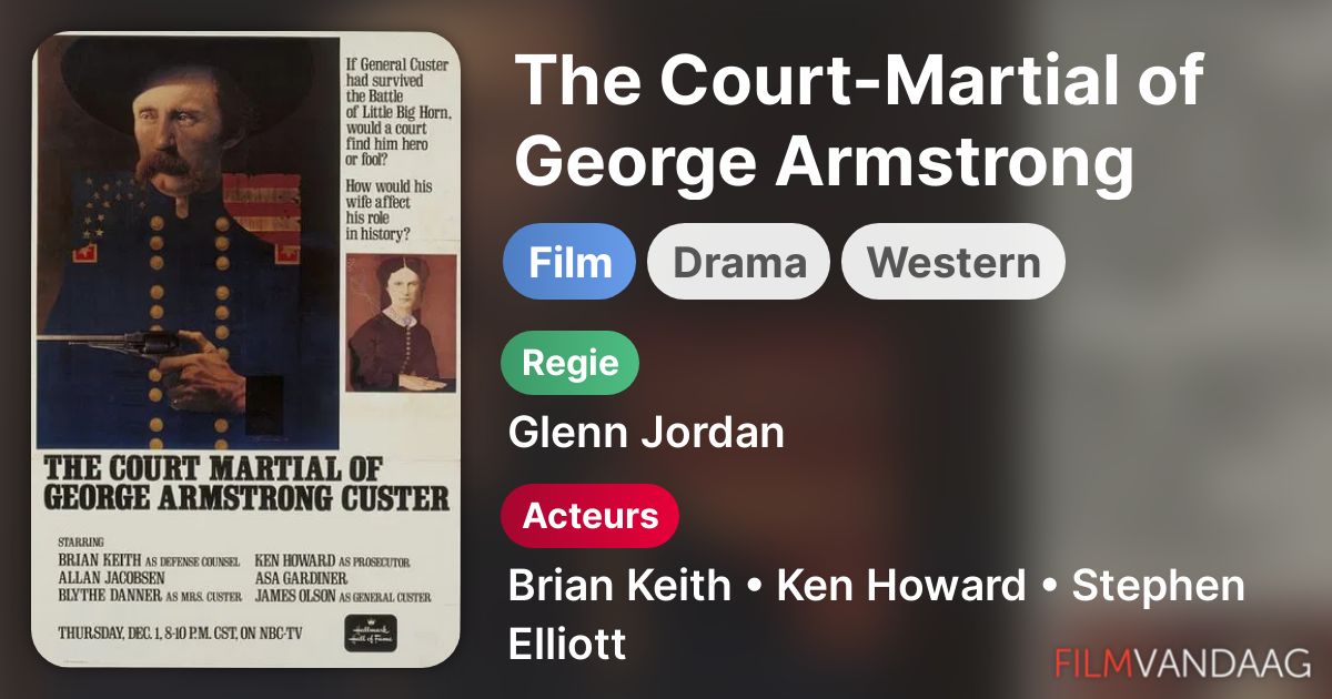 Alle acteurs in The Court-Martial of George Armstrong Custer (film ...
