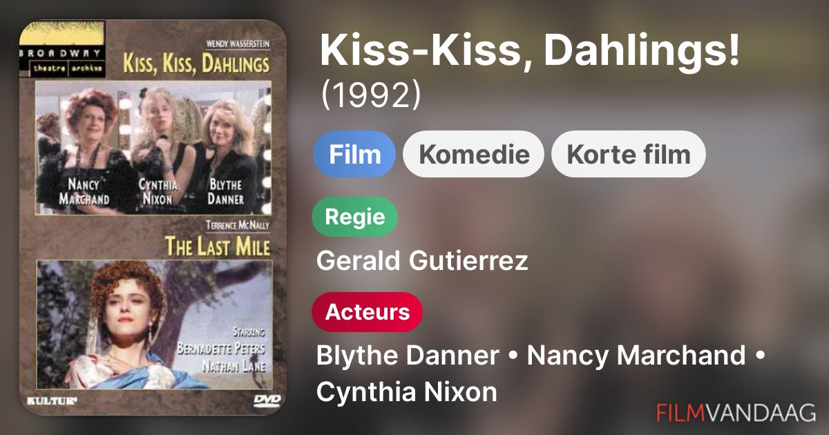 Kiss-Kiss, Dahlings! (film, 1992) - FilmVandaag.nl