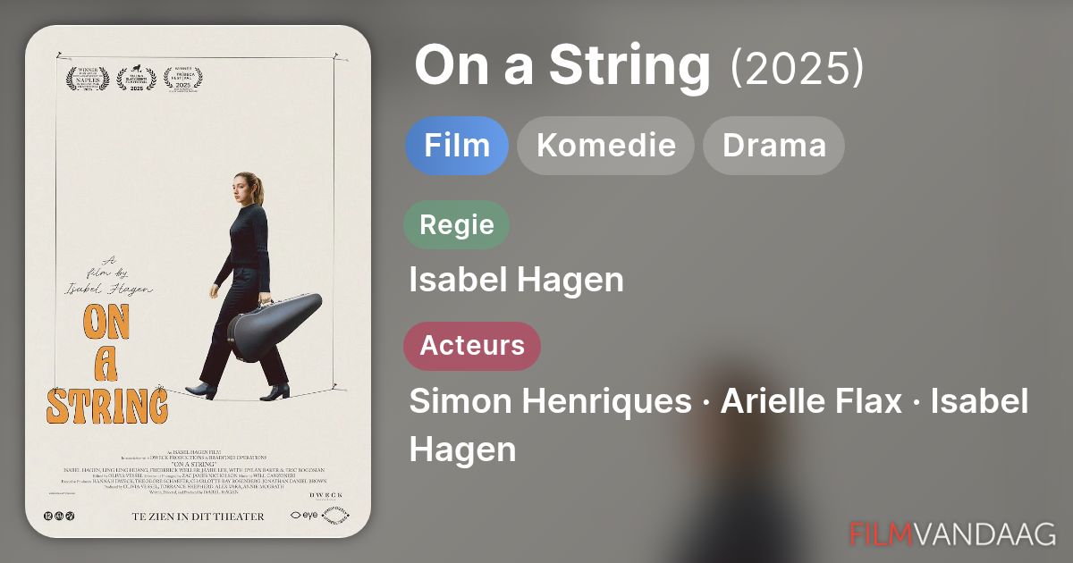 On a String (film, 2025) - FilmVandaag.nl