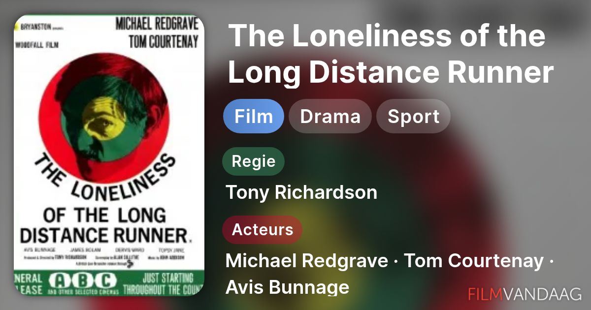 The Loneliness of the Long Distance Runner (film, 1962) kopen op dvd of ...