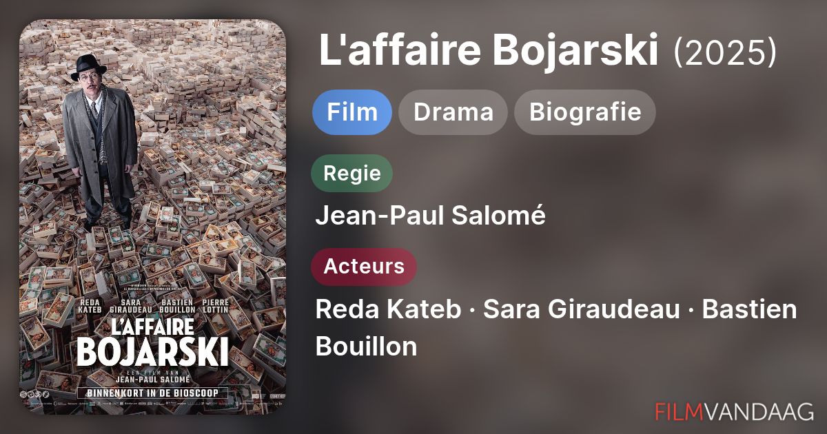 L'affaire Bojarski (film, 2025) - FilmVandaag.nl