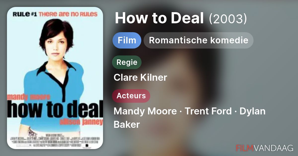 How to Deal (film, 2003) - FilmVandaag.nl