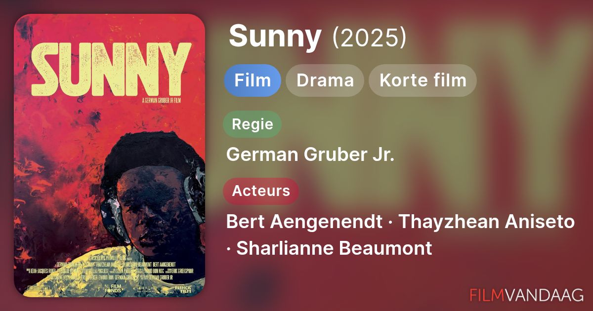 Sunny (film, 2025) - FilmVandaag.nl