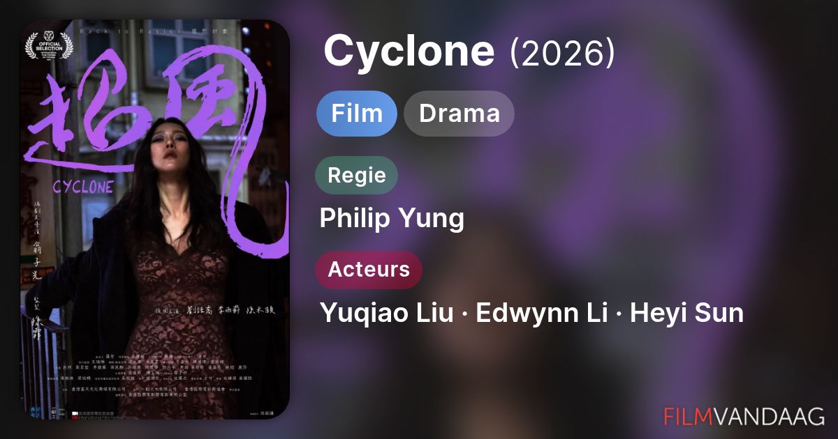 Cyclone (film, 2026) kopen op dvd of blu-ray - FilmVandaag.nl