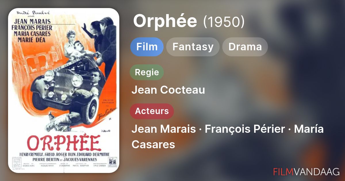 Orphée (film, 1950) - FilmVandaag.nl