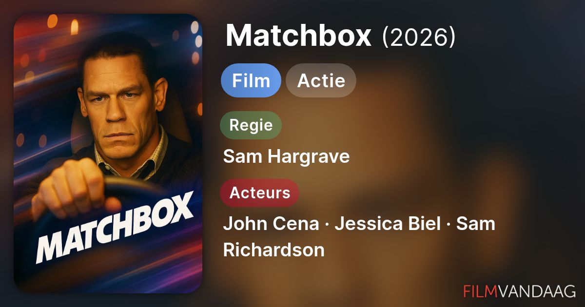 Matchbox (film, 2026) kopen op dvd of blu-ray - FilmVandaag.nl