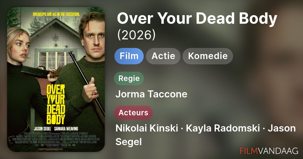 Over Your Dead Body (film, 2026) - FilmVandaag.nl