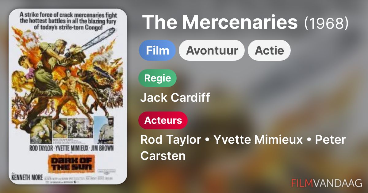 The Mercenaries (film, 1968) - FilmVandaag.nl