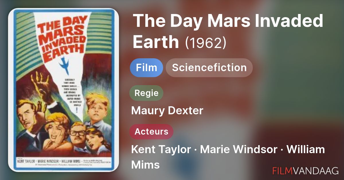 The Day Mars Invaded Earth (film, 1962) - FilmVandaag.nl