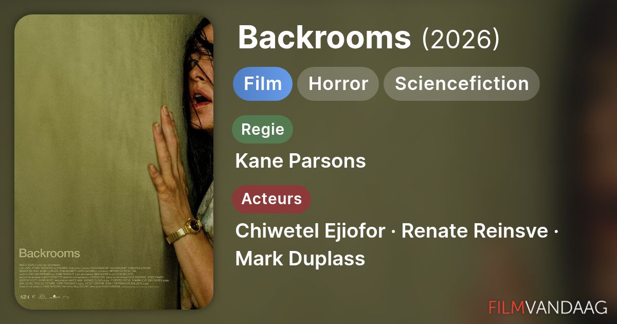 Backrooms (film, 2026) - FilmVandaag.nl