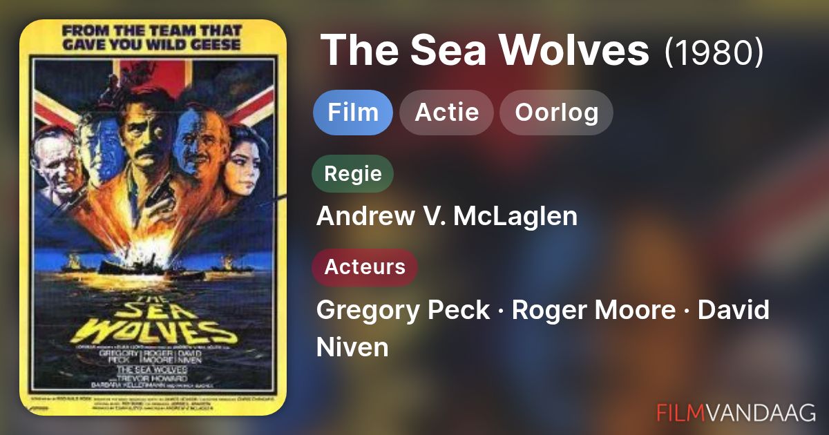 The Sea Wolves (film, 1980) kopen op dvd of blu-ray - FilmVandaag.nl
