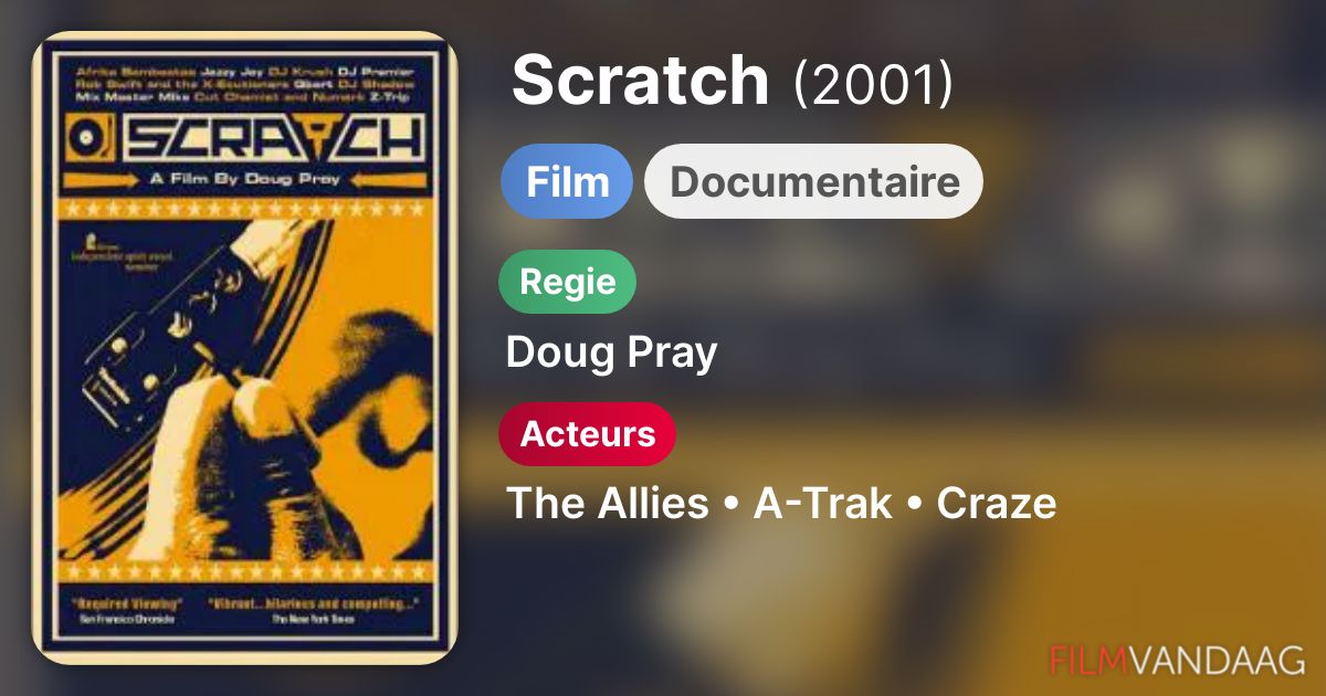 Scratch (film, 2001) - FilmVandaag.nl