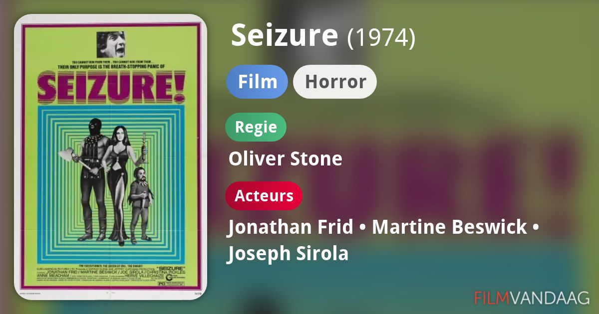 Seizure (film, 1974) - FilmVandaag.nl