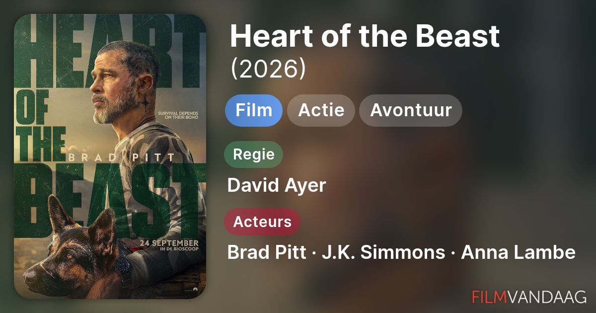 Heart of the Beast (film, 2026) - FilmVandaag.nl
