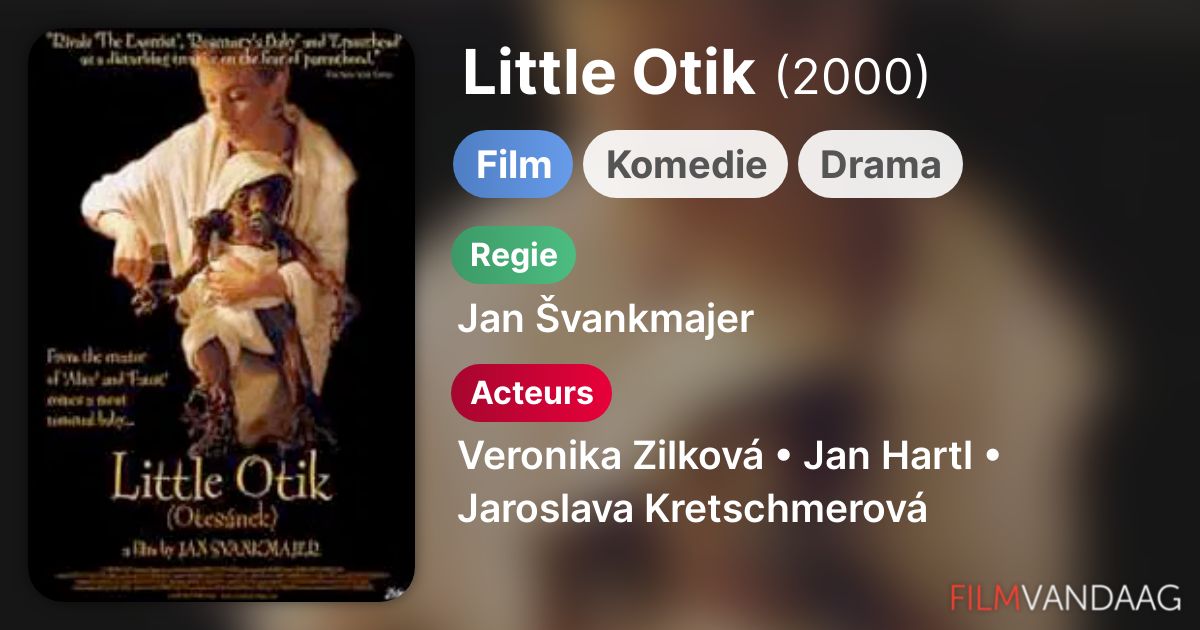 Little Otik (film, 2000) - FilmVandaag.nl
