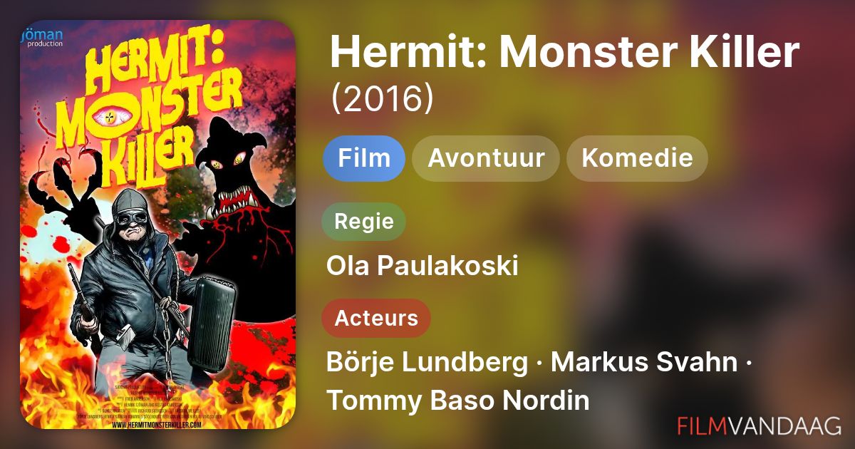 Hermit: Monster Killer (film, 2016) - FilmVandaag.nl