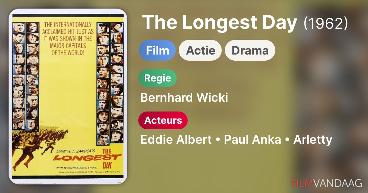 The Longest Day (film, 1962) - FilmVandaag.nl
