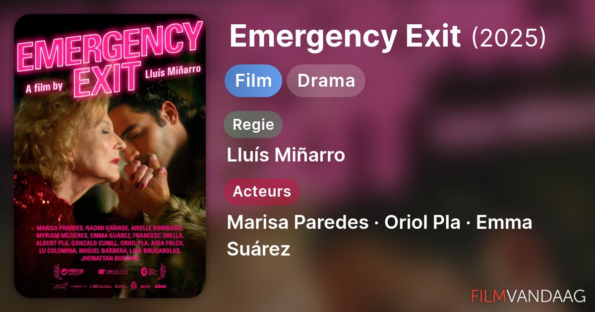 Emergency Exit (film, 2025) - FilmVandaag.nl