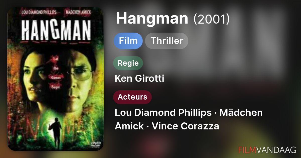 Hangman (film, 2001) - FilmVandaag.nl