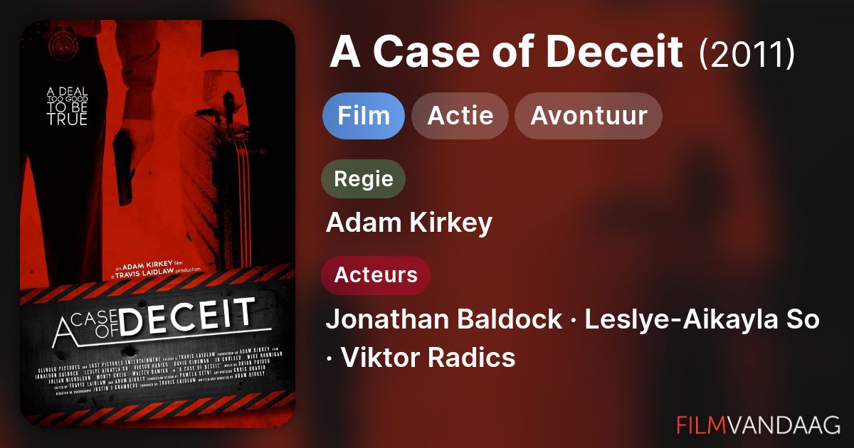 A Case of Deceit (film, 2011) Nu Online Kijken - FilmVandaag.nl