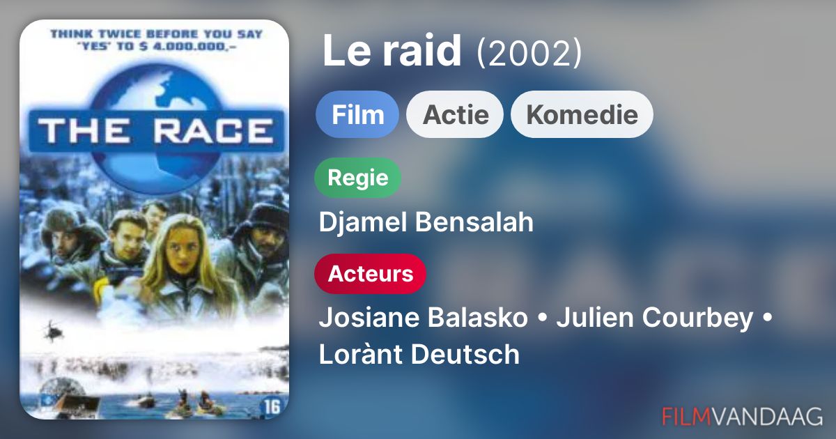 Le raid (film, 2002) - FilmVandaag.nl