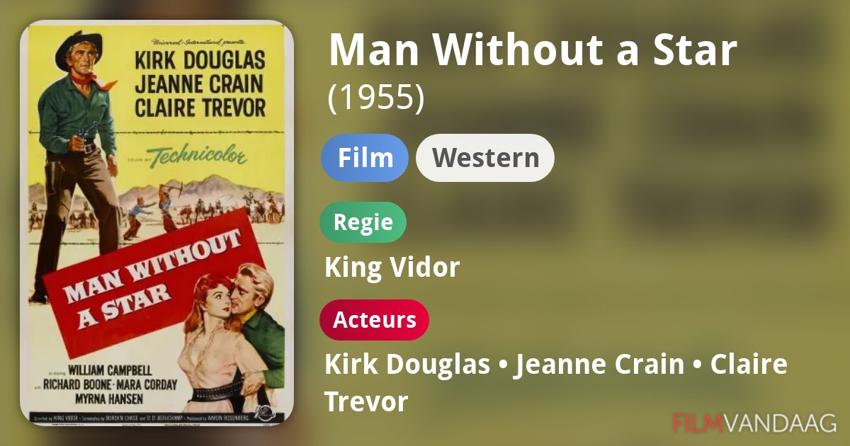Man Without a Star (film, 1955) - FilmVandaag.nl