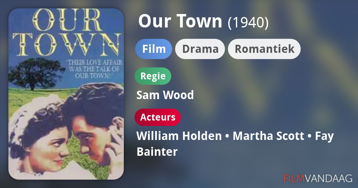 Our Town (film, 1940) - FilmVandaag.nl