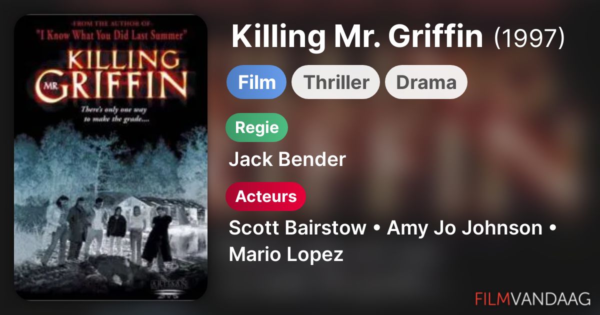 Killing Mr. Griffin (film, 1997) - FilmVandaag.nl