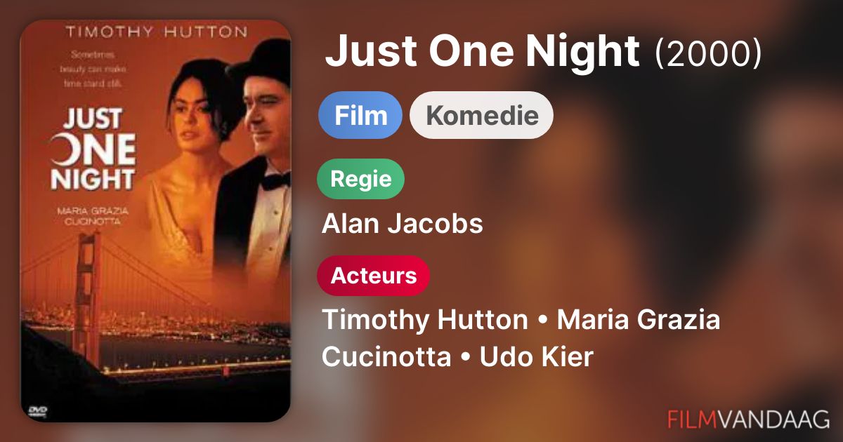 Just One Night (film, 2000) - FilmVandaag.nl